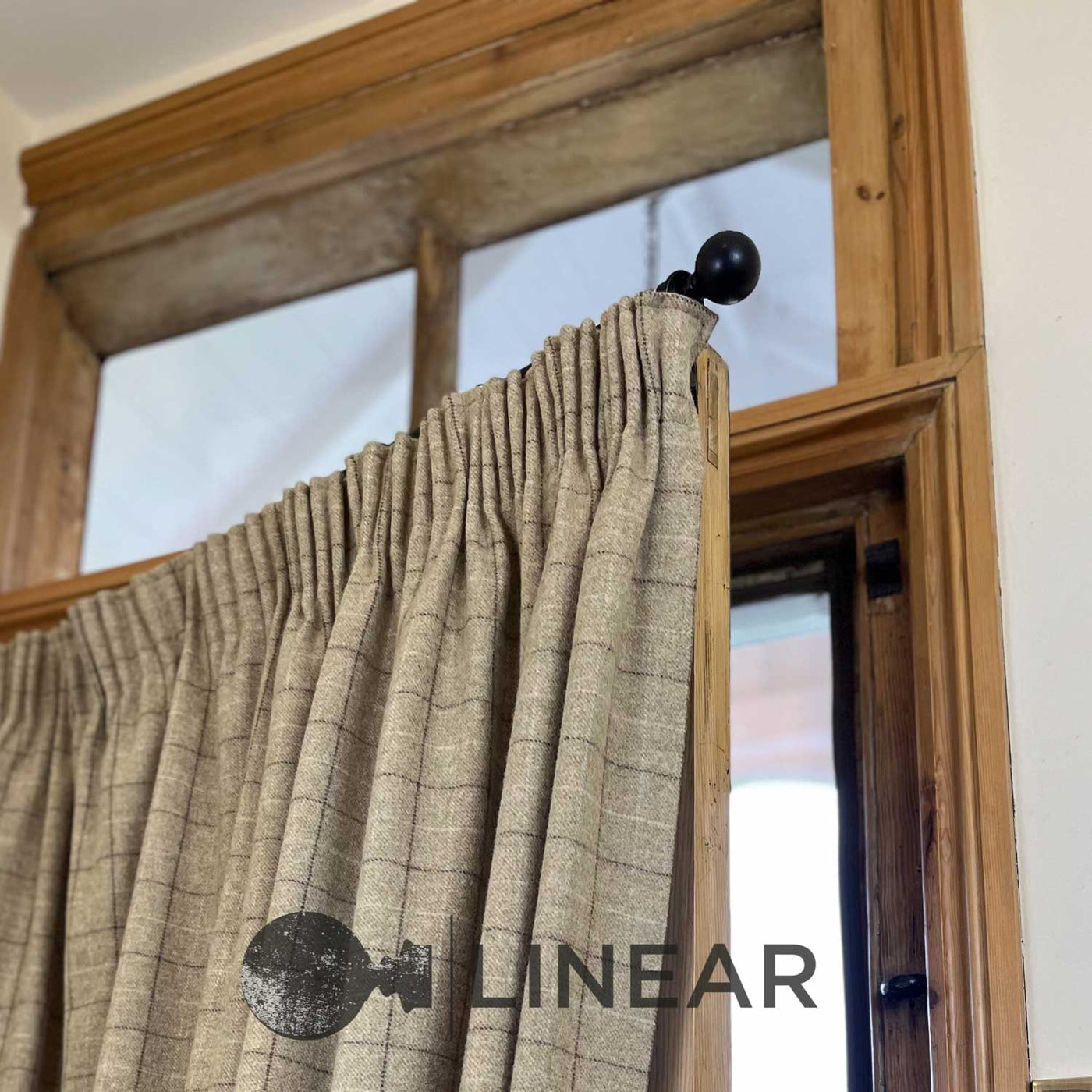 Metal Portiere Rod with Ball finial | LINEAR