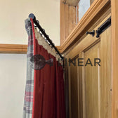 Robust metal portiere rod with Ball finial | LINEAR