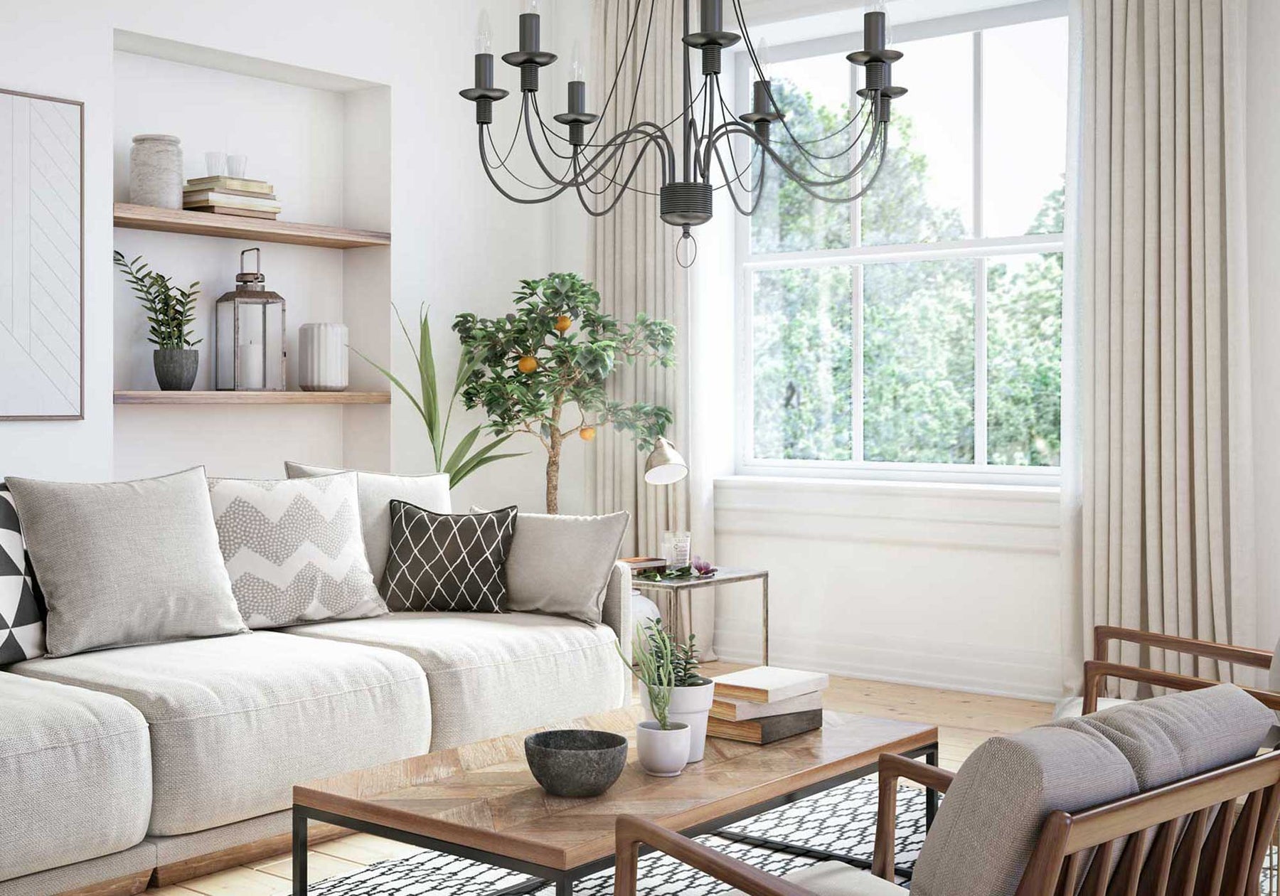 Recess Curtain Poles & Tracks | LINEAR