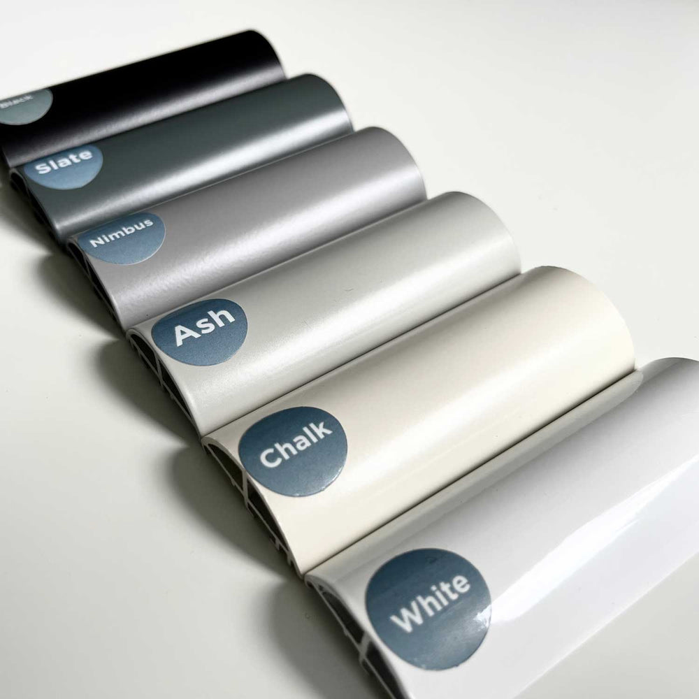 Cameron Fuller Round38 metal curtain track sample | LINEAR